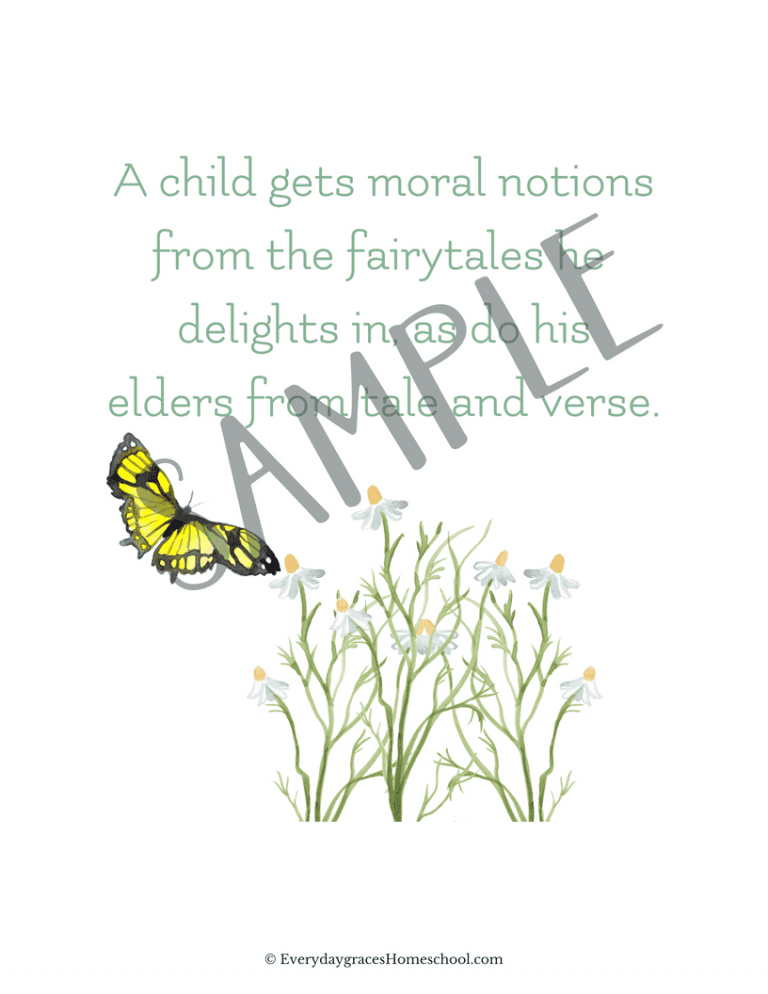 Charlotte Mason Printable 10 Quote Pack